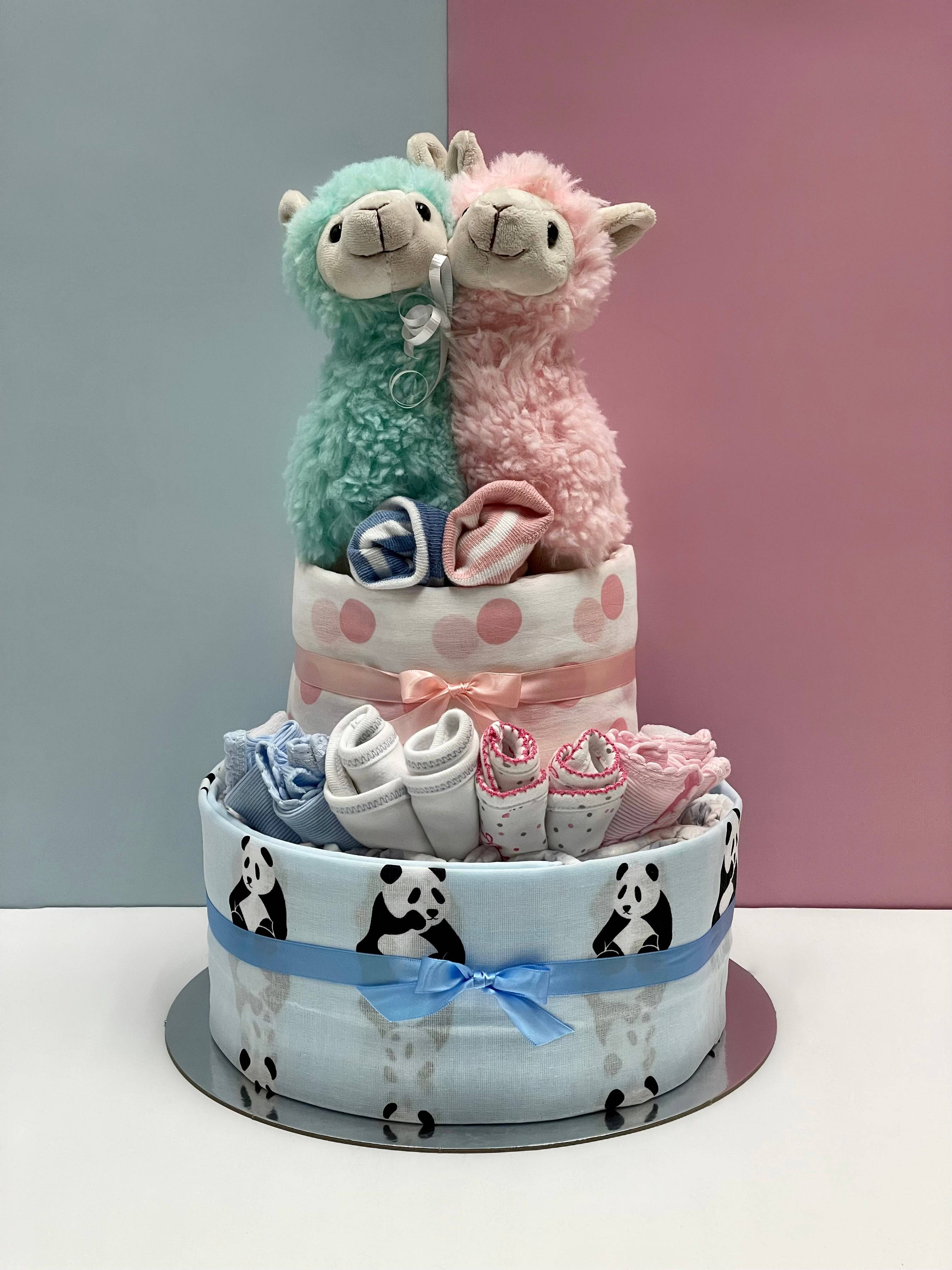 Twins Nappy Cakes | The Hamper Specialist